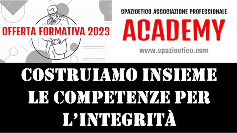 L'offerta formativa di Spazioetico - Spazioetico